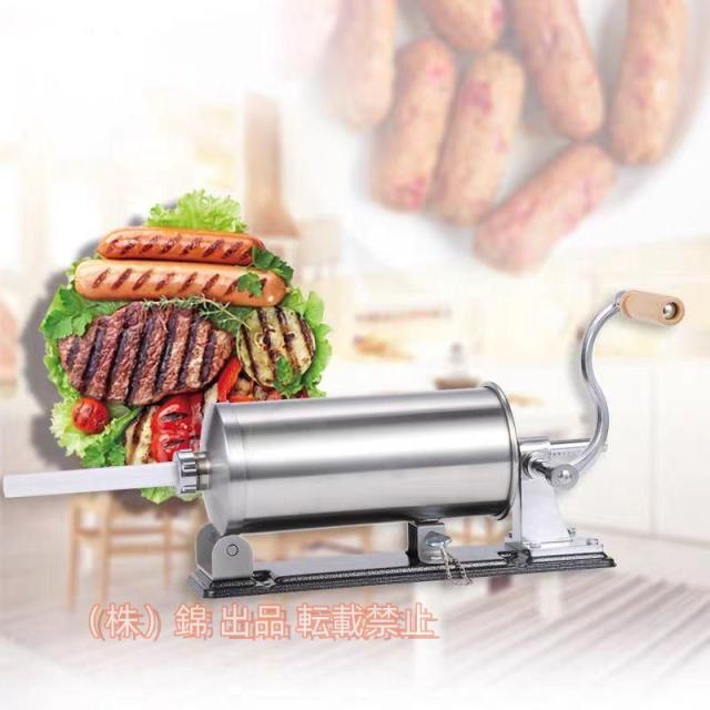 ソーセージマシンソーセージメーカーソーセージスタッファーソーセージ充填器腸詰め器手動錦手動ソーセージメーカーキッチンマシン腸詰器ミートグラインダ
