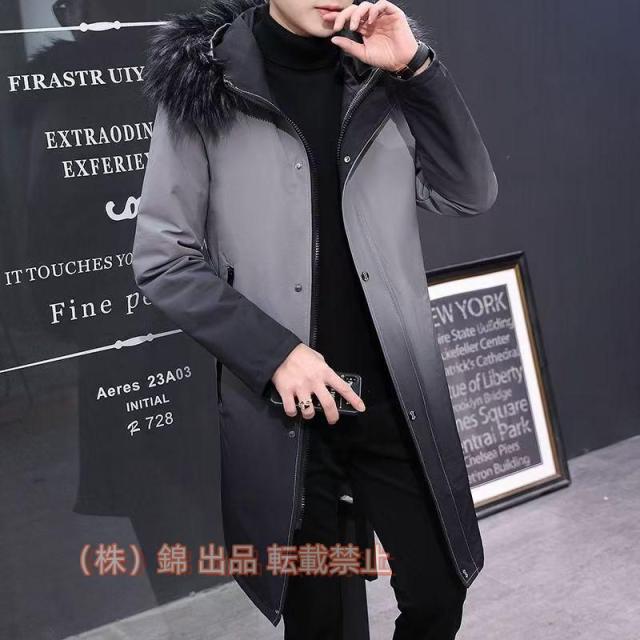 中綿コート メンズ ロング丈 ロングコート ダウンコート キルティング 厚手 アウトドア 防寒着 保温 株式会社錦通勤 通学 防風 冬服