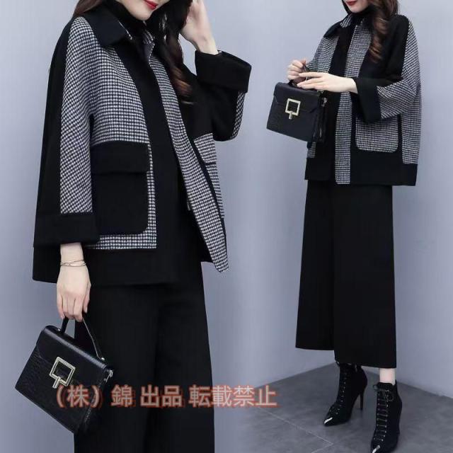 卒業式 服 母 ママ パンツスーツ レディース セレモニースーツ 入学式 卒園式 入園式 テーラードジャケット 株式会社錦 ワイドパンツ フォーマル ビジネス