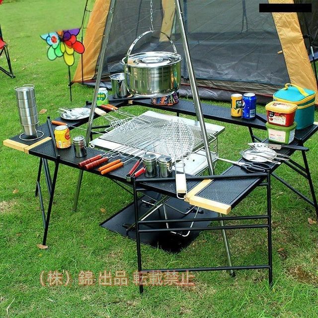 焚き火テーブル囲炉裏テーブルキャンプテキーラテーブル焚き火の上で使用可能インテリアキャンプアウトドア携帯便利錦軽量テキーラテーブルコンパクト