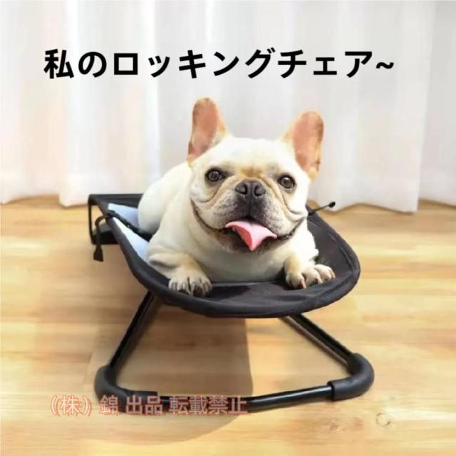 犬猫ロッキングベッドチェアポータブル犬ロッキングベッド折りたたみ式プレイバウンサー快適なペットセーターおかしいおもちゃスリーピングコンパニオン