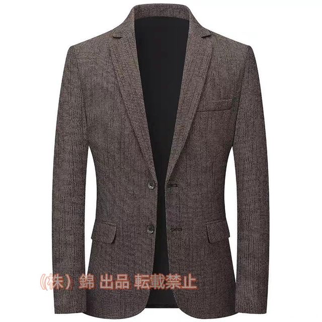 ジャケット テーラードジャケット ブレザー スーツジャケット ビジネスジャケット 2ツボタン メンズ カジュアル 株式会社錦 通勤