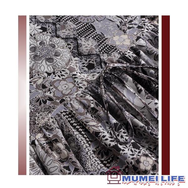 花柄 ライン 結婚式ワンピース フォーマルドレス お食事会 両親