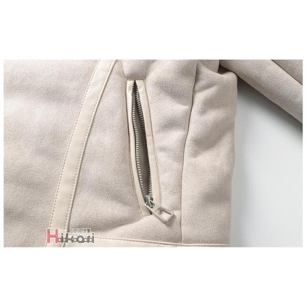 ムートンコート 2022 メンズ 裏ボア ムートンライダースジャケット