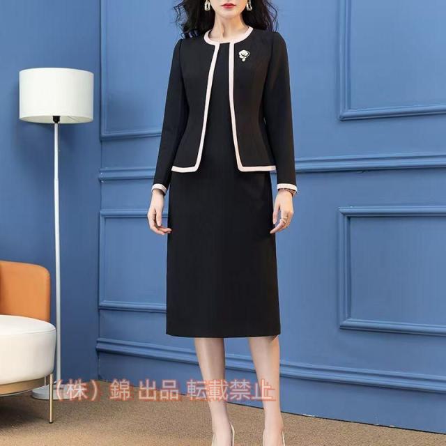 入学式 母 服装 30代 セットアップ ワンピーススーツ フォーマル セレモニー 顔合わせ 50代 60代 株式会社錦入園式 卒園式 卒業式 母親 40代 ママスーツ 黒