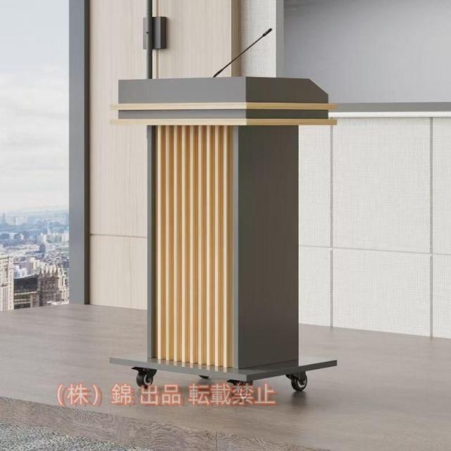 演台表彰台演説台キャスター付きスタンディングデスク引き出し付き頑丈な商業表彰台移動便利セレモニーデスク司会者台錦表彰テーブルホームオフィス、