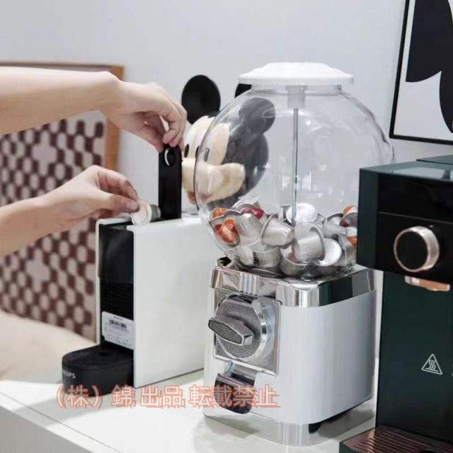 ガチャガチャ 本体 ガチャマシン レトロ 100円硬貨用 業務用 ガチャマシーン ドーム型 株式会社錦 カプセルマシン ブラック