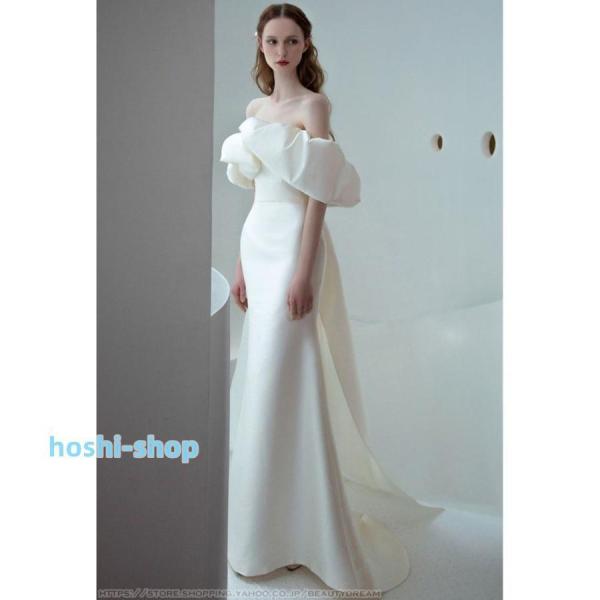 新品ウェディングドレスウエディングドレス白パーティー可愛い花嫁