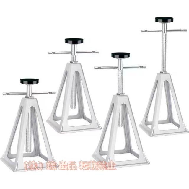 アルミスタビライザージャッキ RVスタビライザージャッキ、株式会社錦 保護パッド付きアクセサリー RVスタビライザー RVスタックジャッキ ジャッキスタンド