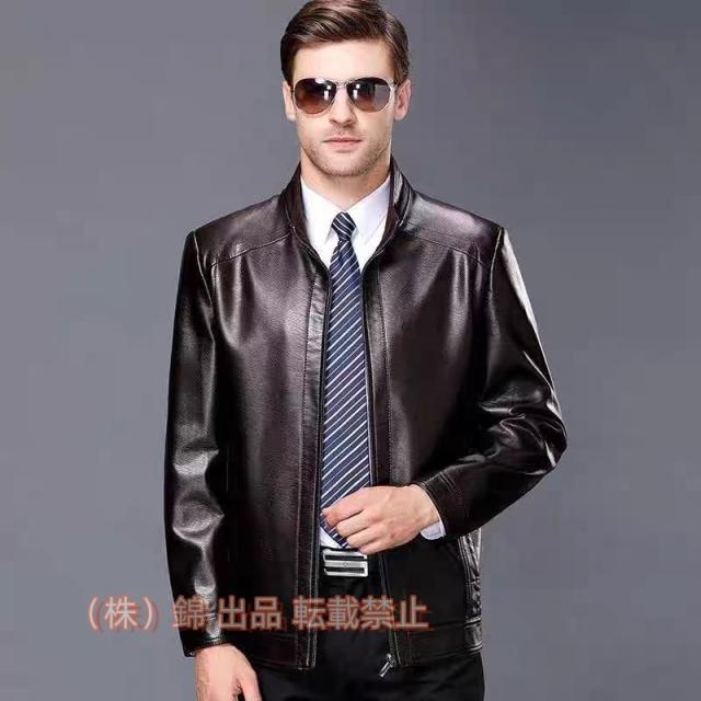 革ジャン 本革 ラム レザージャケット メンズ 裏起毛 フライトジャケット バイク ライダースジャケット 株式会社錦 カジュアル レザーコート 大きいサイズあり