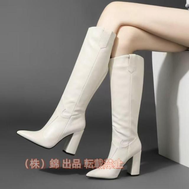 ロングブーツレディース筒周り大きいサイズふくらはぎブーツ歩きやすいハイヒールエンジニアブーツロング丈ブラウン株式会社錦秋冬ジョッキーブーツブーツ