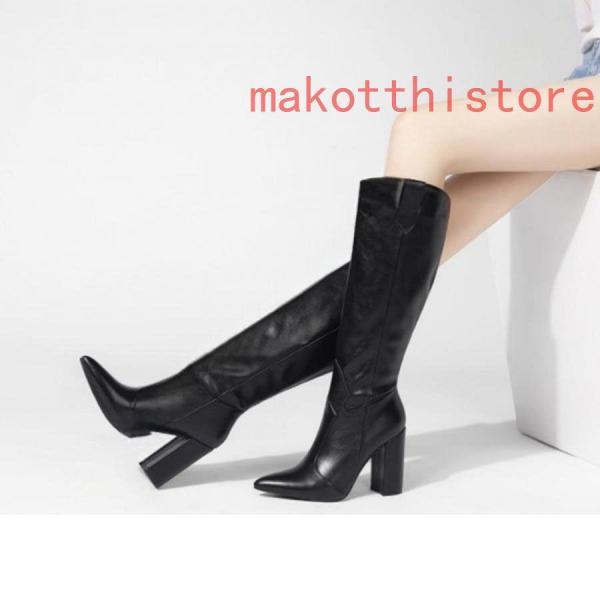 ロングブーツレディース筒周り大きいサイズふくらはぎブーツ歩きやすい