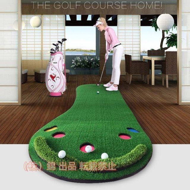 パターマット 3m 300×100cm 屋内 屋外 パター 練習 マット株式会社錦  屋内 屋外 室内 静音 パター練習器具 ゴルフ