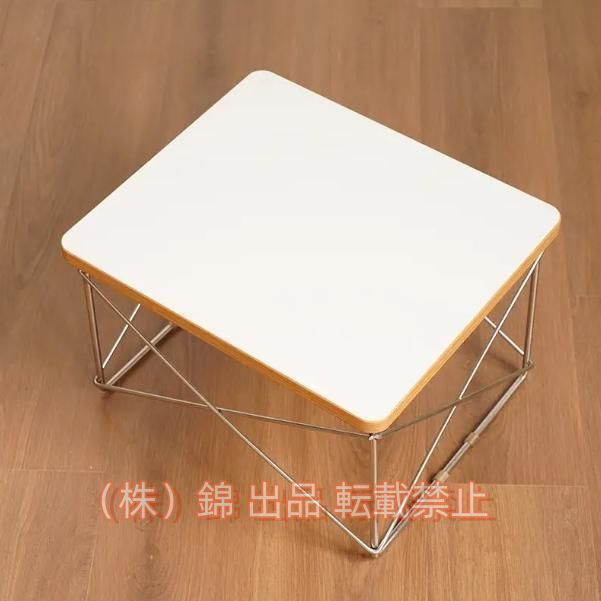 小家族適用エムズ風コーヒーテーブル、株式会社錦 シンプルな白いベイウィンドウのローテーブルとステンレス素材を採用