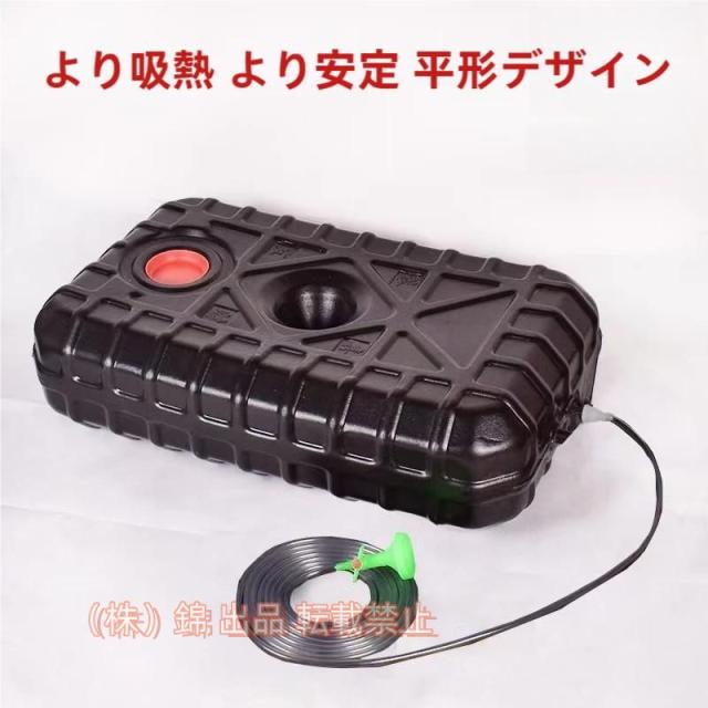 【2023業界新発想】大型ウォータータンク 75L水貯蔵貯太陽熱温水器 温水タンク 屋外キャンプ用貯水タンク株式会社錦庭/農場/キャンプ用水運搬車ポータブルカー