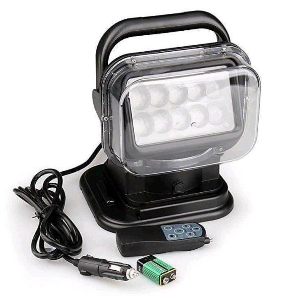 車外灯 LEDサーチライト 50W 作業灯 ワークライト 6000K 750LM リモコン付き 遠隔操作 防水IP65 360度回転 角度調整 船舶照明 車外灯 LEDサーチライト 50W 作業灯 ワークライト 6000K 750LM