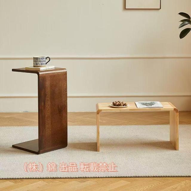 サイドテーブルミニテーブルベッサイドテーブルおしゃれ，横?縦両方でも使えます錦細身の可動C字型サイドテーブルベットサイドテーブルミニテーブルソファー