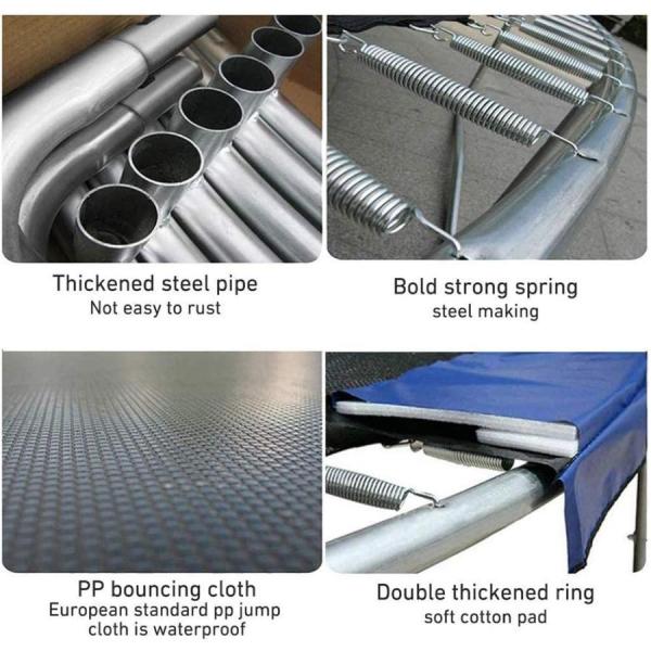 保護ネットジャンピングマットと春カバーパディングアウトドア