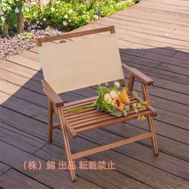 屋外パイプ椅子携帯式キャンプ釣り椅子竹無垢材バルコニー 株式会社錦家庭用レジャー背もたれ椅子