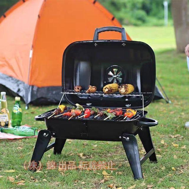 バーベキューグリル屋外BBQコンロバーベキューコンロバーベキューグリルバーベキュースタンド3-5人用46cmBBQスタンド錦バーベキュー用品BBQグッズ料理