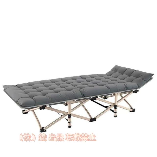 折りたたみ式ベッド屋外ベッド快適な厚綿マット付き折りたたみベッドアウトドア用折りたたみベッド錦折りたたみ式ベッドキャンプベッド2層オックスフォードパ