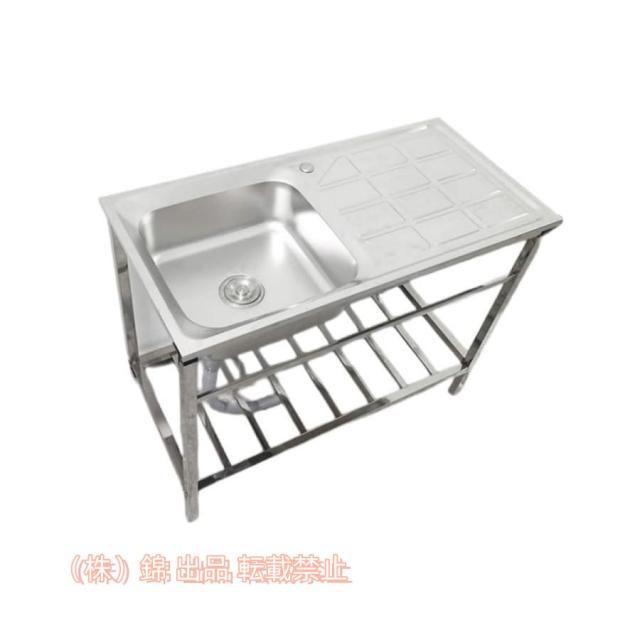 流し台 簡易式 ガーデンシンク 台所 ステンレス流し台 外部用シンク 屋外 ファニチャー 収納 作業台付き キッチン、バルコニー、庭、屋外バーベキュー設備に使用