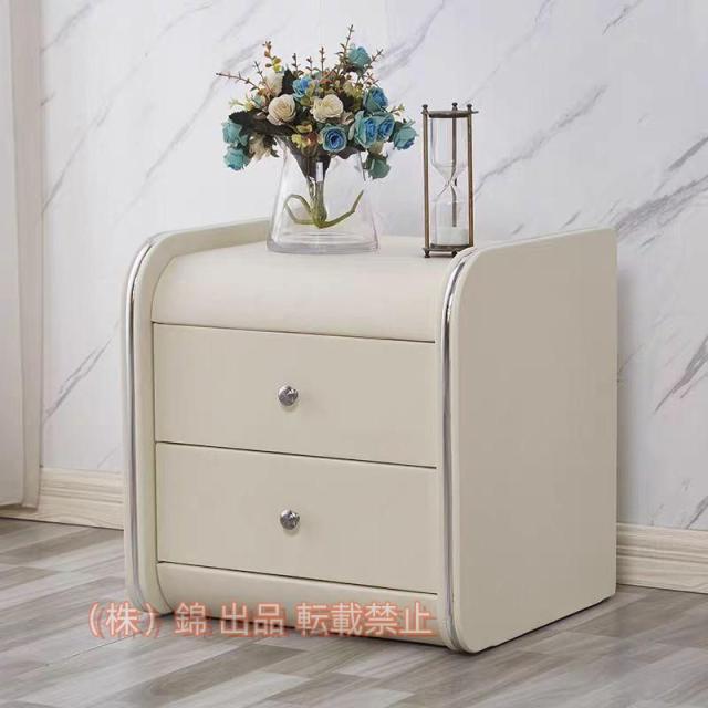 ナイトテーブルサイドテーブルベッドベッド?サイドテーブル，テーブルベッド錦サイドテーブル2つの引き出し、ベッドサイドテーブル/クローゼットオーガナイ