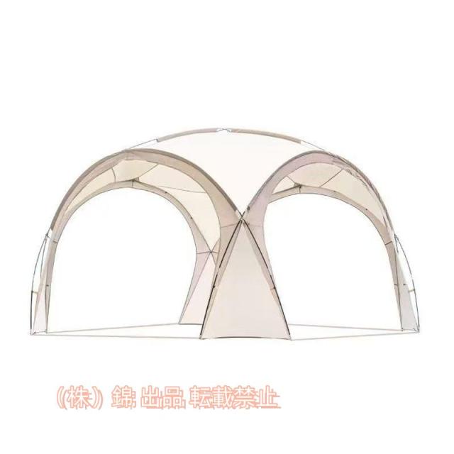 タープテント シェード ドーム型パーティーシェード ドームシェルター 天幕 イベント UVカット 株式会社錦防水軽量 サイドウォール付 収納袋 ホワイト/ブラック