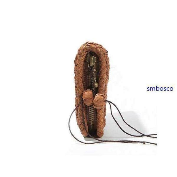 送料無料 高級品 山葡萄 長財布 花編みやまぶどう財布 手編み