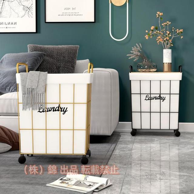 ランドリー バスケット 洗濯かご衣装ケース 収納ボックスホイールと取り外し可能なバッグ付きのランドリーバスケットアイロンの汚れた服のバスケットポータブル