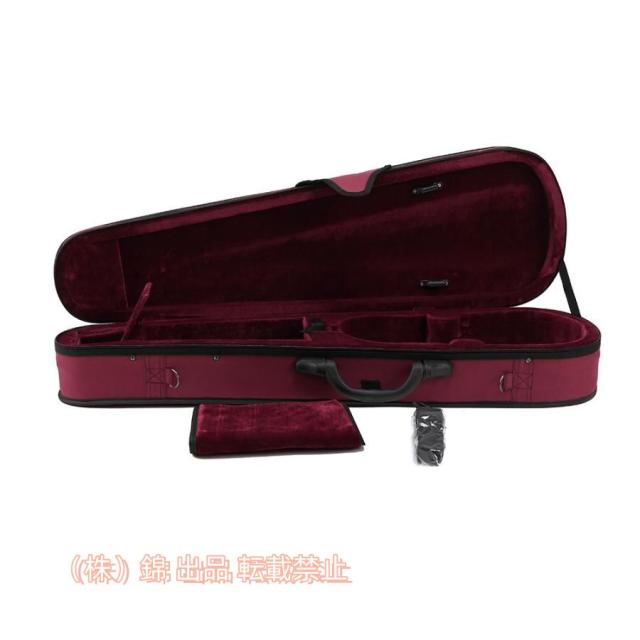 バイオリンケース1/21/43/44/41/8フルサイズバイオリン三角形状ケースボックスハード＆スーパーライト株式会社錦ショルダーストラップ付きポータブル軽量バイ