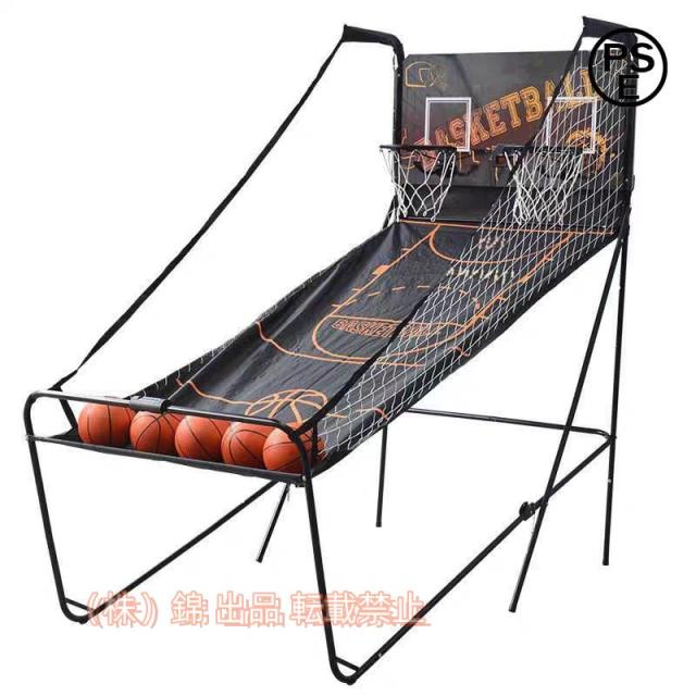 バスケットゴールバスケットボールアーケードゲームLED電子スコアラーで8つのゲームオプションと5つのボール錦携帯用屋内バスケットボールフープシステムバ
