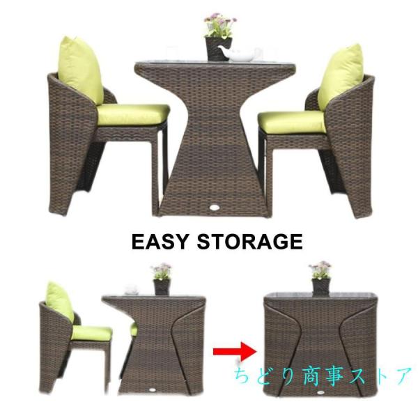 ガーデンソファー ラタン調 ガーデンテーブルセット 防水 ガーデン
