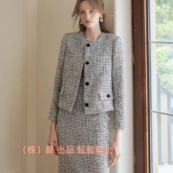 ワンピーススーツ セットアップ フォーマル ジャケット セレモニースーツ 結婚式 上品 叔母 60代 顔合わせ 服装 50代株式会社錦 仕事 結納 入学式 母親 40代