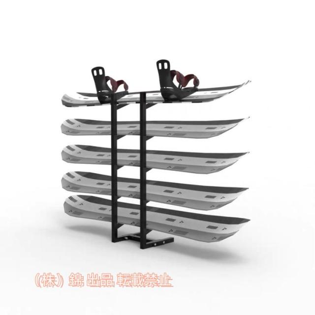 ヨガマット ストレージラック スノーボード収納ラック フロアディスプレイスタンド、 自立型オーガナイザーホルダー スキー/スケートボード/スクーターの場合、