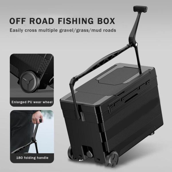 キャンピングカーの釣りボックスホイール付き多機能フィッシング