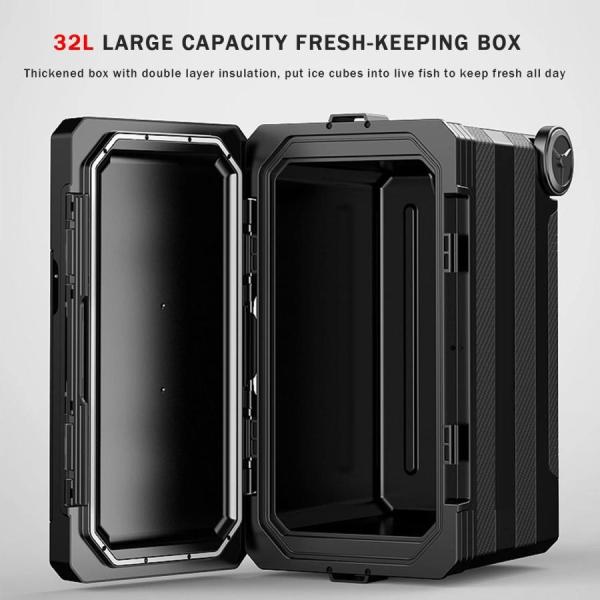 キャンピングカーの釣りボックスホイール付き多機能フィッシング