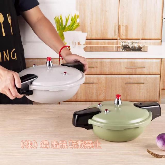 圧力調理鍋 硬質陽極酸化パワー圧力鍋 2.4/2.8リットル圧力鍋 (Size : 2.4l)