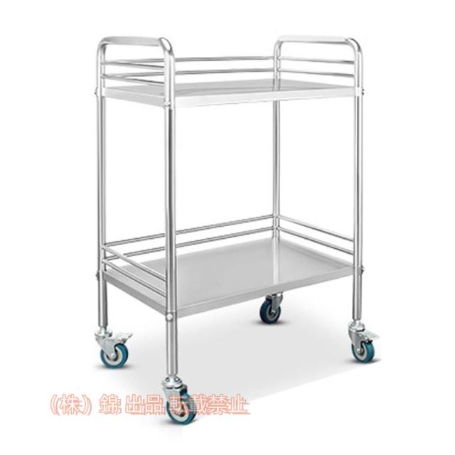 医療用トロリー、2/3段 組立式 業務用、医療麻酔カート、430ステンレス鋼歯科用カート、病院用トロリー 病院株式会社錦診療所などに適しています 配膳車 耐