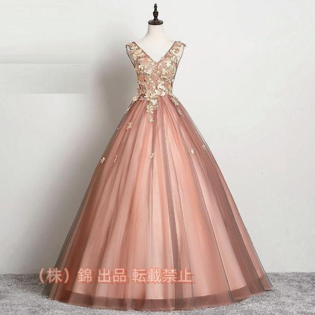 カラードレスロングドレス演奏会パーティードレスノースリーブウェディングドレス発表会二次会ピアノ披露宴株式会社錦カラードレス合唱衣装花嫁ステージ衣装