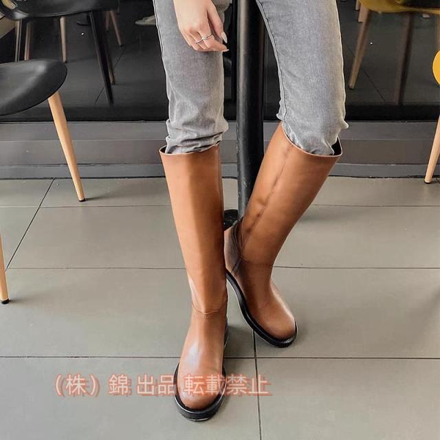 レディースカジュアルロングブーツローヒールジョッキーブーツ大きいサイズロングブーツ歩きやすい株式会社錦コスプレブーツストレッチブーツレディース