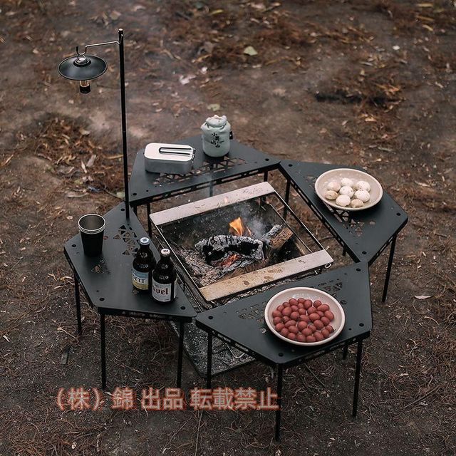 キャンプテーブルアウトドアテーブルバーベキューテーブルキャンプ用テーブルスプライシングテーブルコンパクト錦形状の任意の組み合わせ軽量取り外し