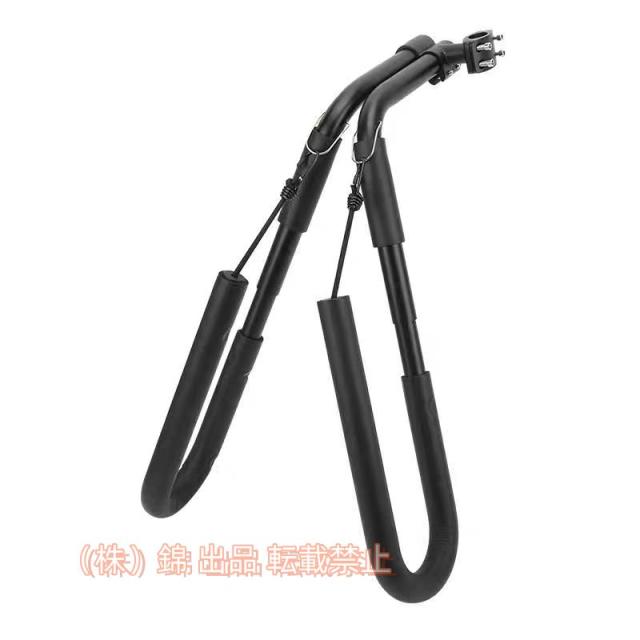 サーフボードとウェイクボード自転車用ラック 株式会社錦 自転車用サーフィンキャリア シートポストに取り付けます