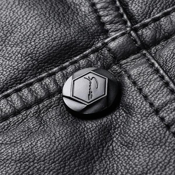 ベルベットのトレンディな服の革で暖かいための秋の男性の肥厚