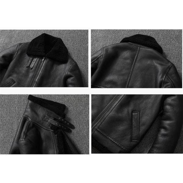 3 本革フライトジャケット 本革 羊革 本皮 メンズ 株式会社錦 防寒