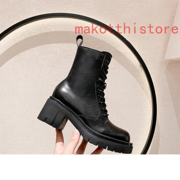ショートブーツレースアップブーツブーティー編み上げブーツハイヒール