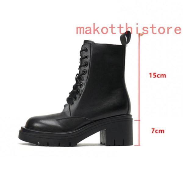 ショートブーツレースアップブーツブーティー編み上げブーツハイヒール