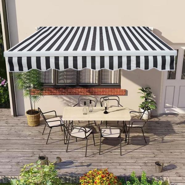 手動ひさしオーニングテント、防水およびUV伸縮式オーニングテント