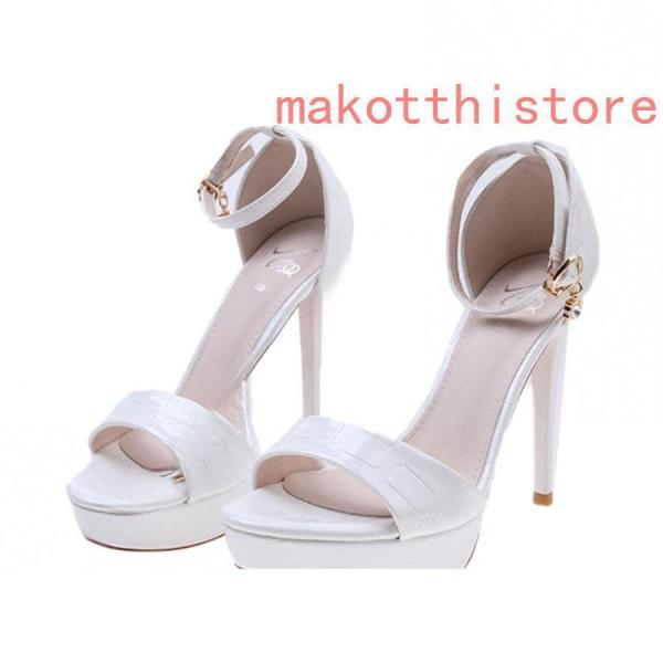 レディース キャバ サンダル 大きいサイズ ピンヒール ハイヒール 美脚 錦 ストラップサンダル アンクルストラップ 無地 春夏 ミュール シューズキレイめ 大人 レディース キャバ サンダル 大きいサイズ ピンヒール ハイヒール 美脚