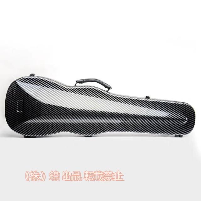 4/4バイオリンケース 湿度計内蔵のプロフェッショナルバイオリンケース ポータブル軽量バイオリンバックパック プロの丈夫なケース輪郭コンパクトスタイリッシュ